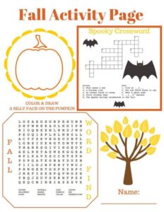 Fall Activity Page {Guest Post + free printable!} - Cook. Craft. Love.